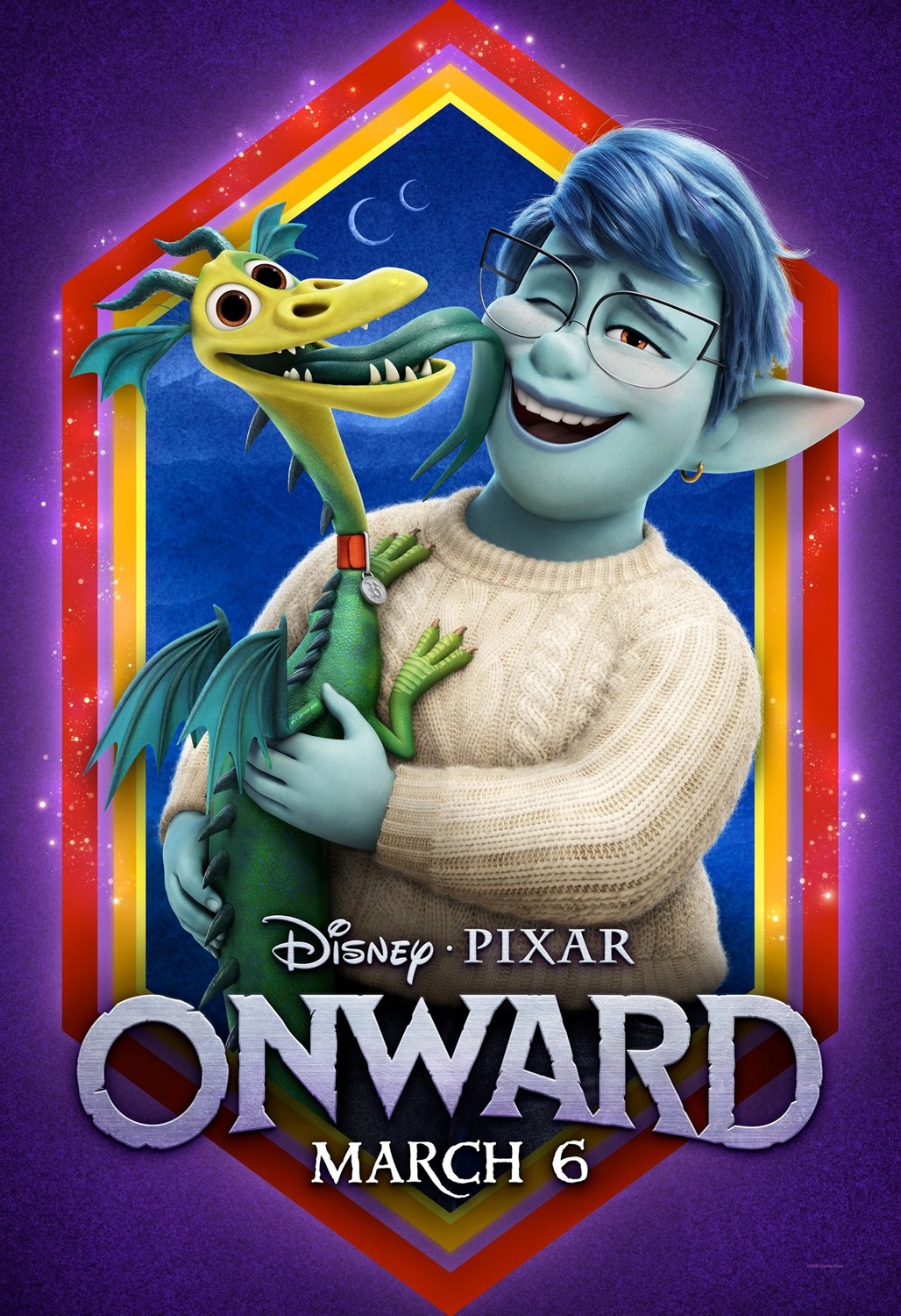 Disney at Heart: These Onward Character Posters Are Totally Retro