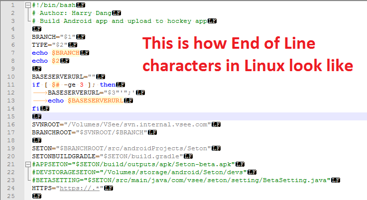 Convert Windowss End Of Line Characters Into Unix And Vice Verse Using Notepad ~ Robins