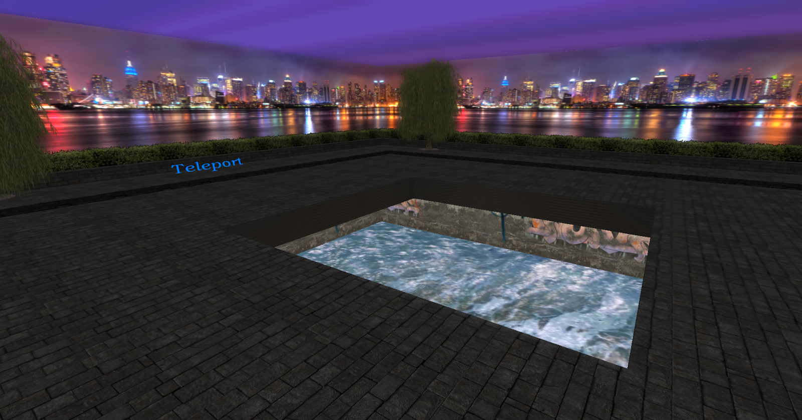 Alzahra Ames Designs: Urban Arena in Skybox ( no scripted floor included)