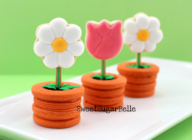 Flowers in Pots Cookies