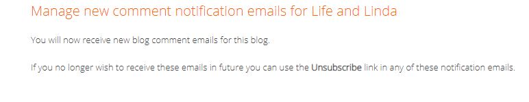 2020 Comment Notification for Blogger | Life and Linda