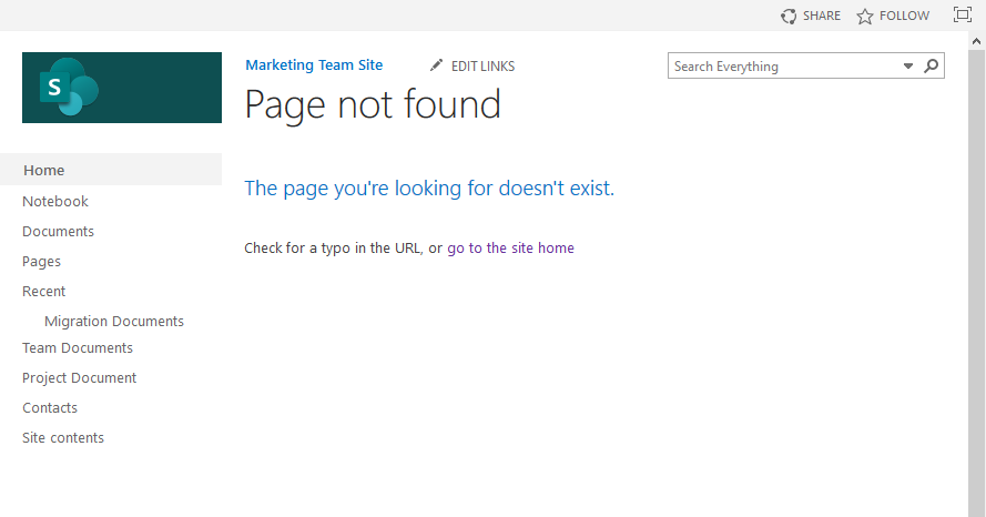 SharePoint Online: How to Implement Custom 404 Page Not Found Error ...