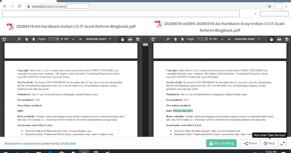 Indian CS & IT Academic Reform (Past) Activism: draftable.com has a ...