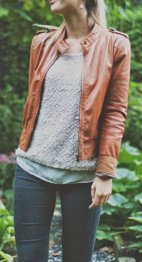 FUN AND FASHION HUB: Fall fashion with jacket, sweater and loose top