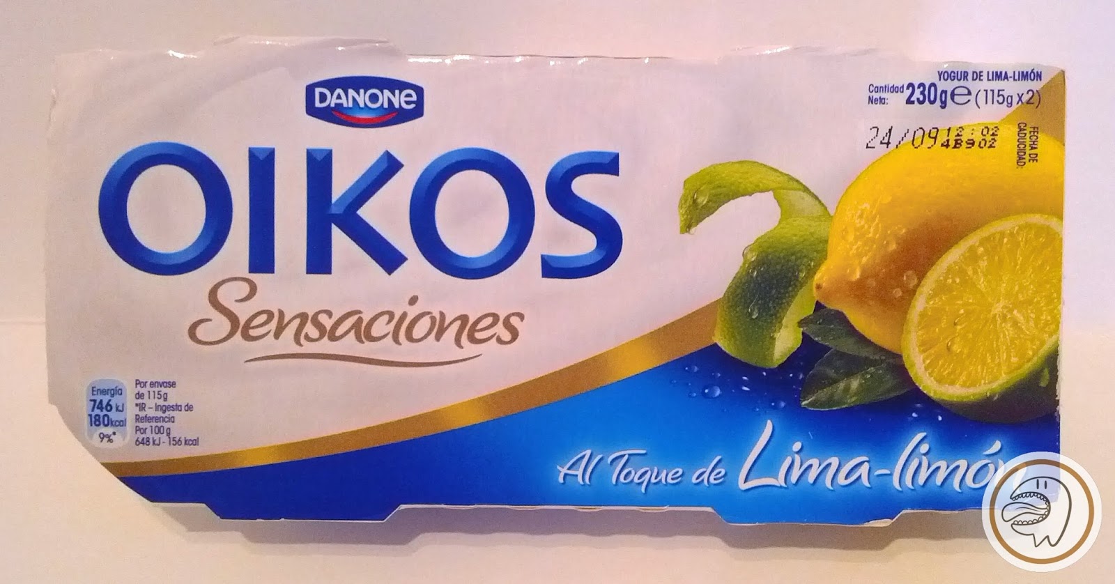Oikos Sensaciones lima limon de Danone | Ktadores