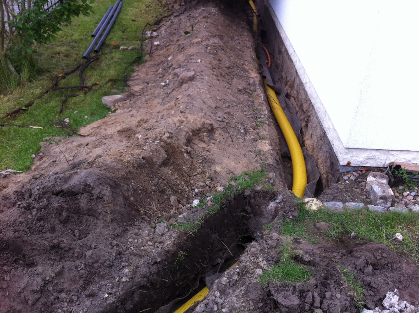 MyPool33: Drainage verlegt