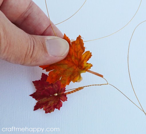 How to Wire an Autumn Leaf Headband | Craft me Happy!: How to Wire an ...