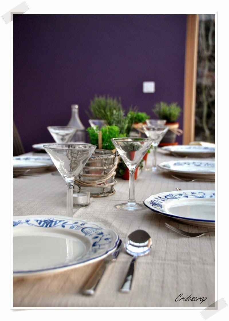 CRIDESCRAP AND CO: Une table printanière