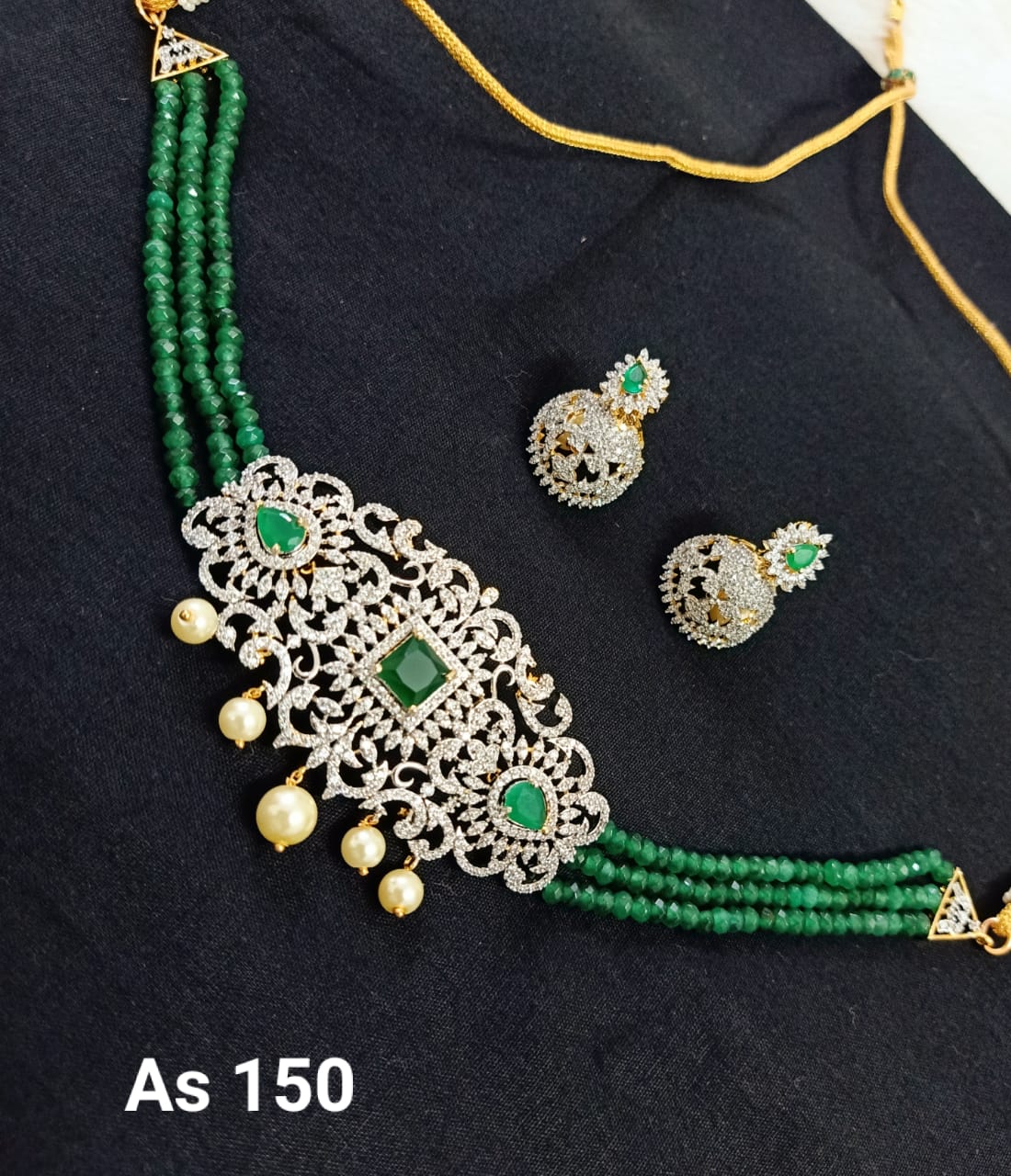 AD Chocker Beads Most Selling Collection - Indian Jewelry Designs