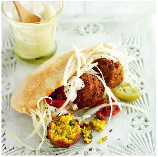 Falafel Pita Bread Sandwich Recipe ~ Foods Pick