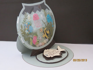 Ligaya's Creativity Zone: Fish Bowl Birthday Easel Card