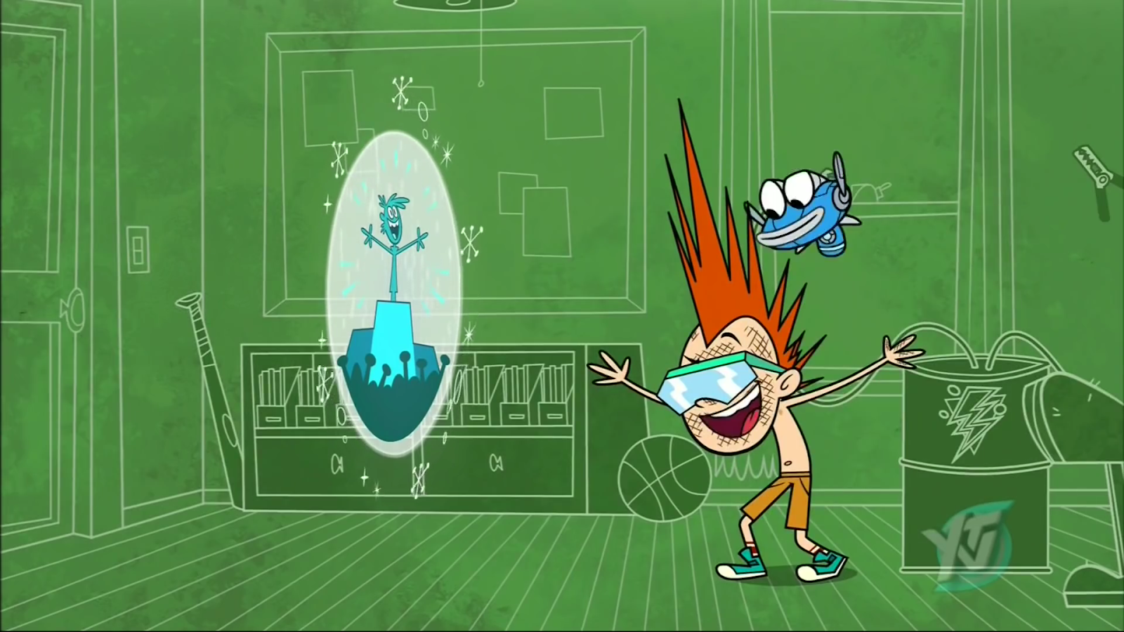 Shirtless Drawn Cartoon Boys: Shirtless Chuck McFarlane in Chuck's Choice