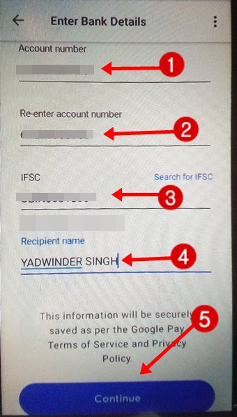 Google Pay से Bank Account में Money Transfer कैसे करे