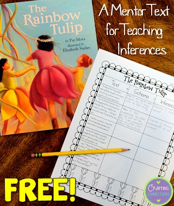 The Rainbow Tulip: A Mentor Text for Inferences (includes freebies ...