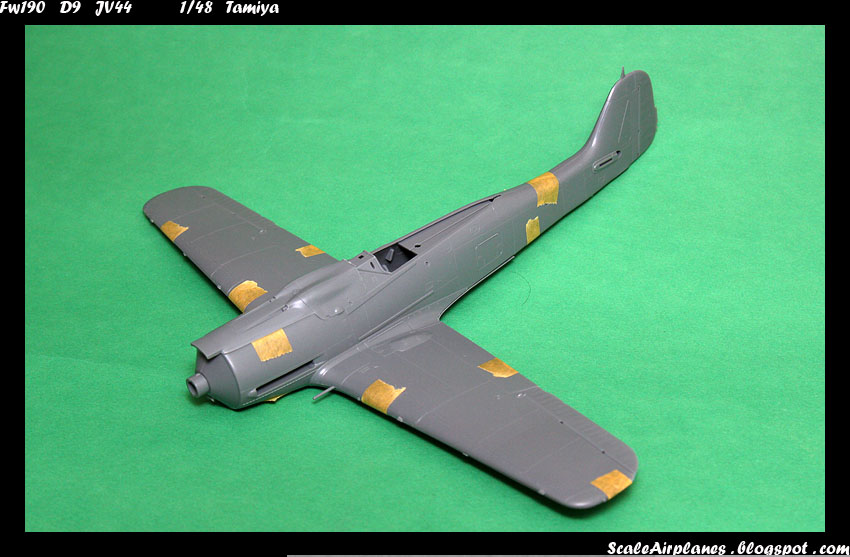 Fw190 D9 JV44 1/48 in progress | Scale Models To Buy