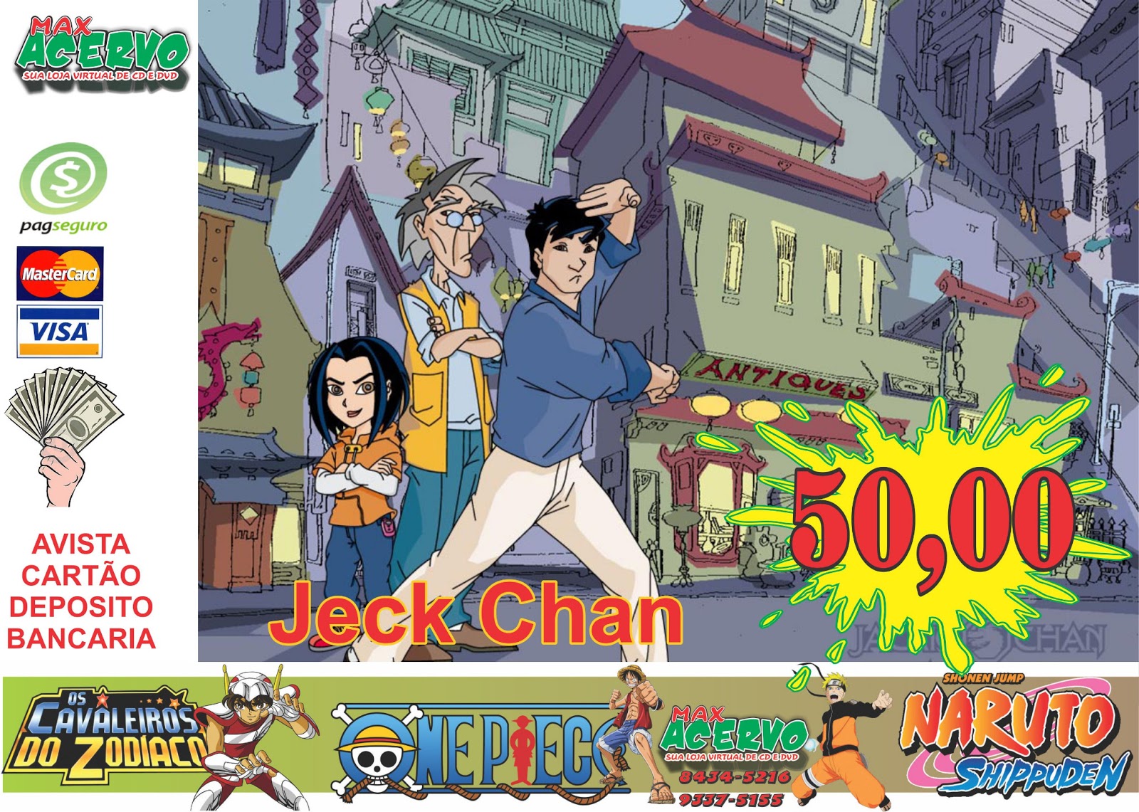 LOJA VIRTUAL DE ANIME E CARTOONS: JACK CHAN
