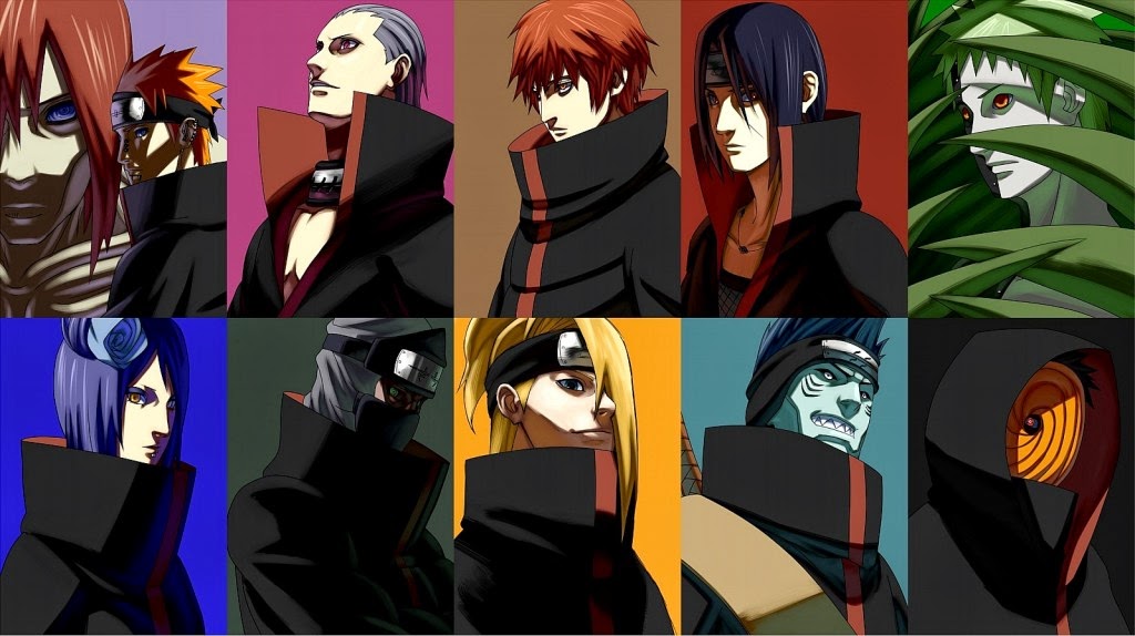 TOP 10 NARUTO: TOP 10 AKATSUKI
