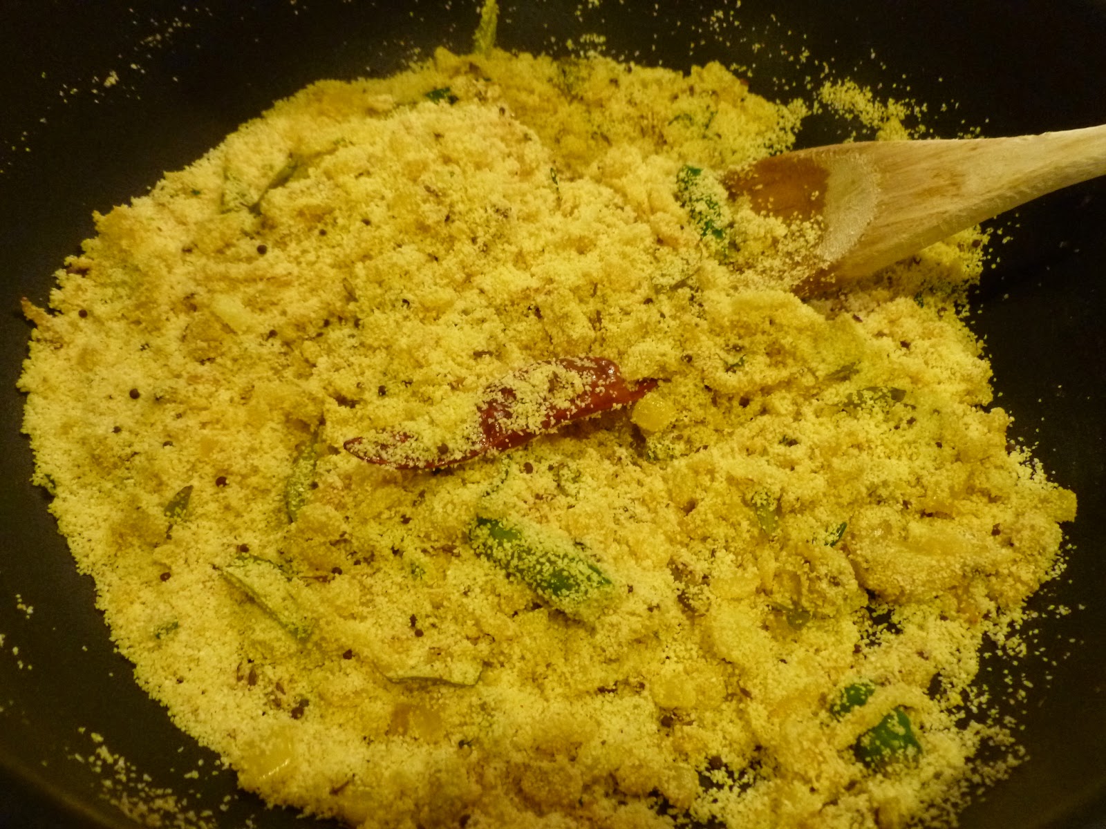 Indian Food: Tikhta Saanja - Maharashtrian Upma