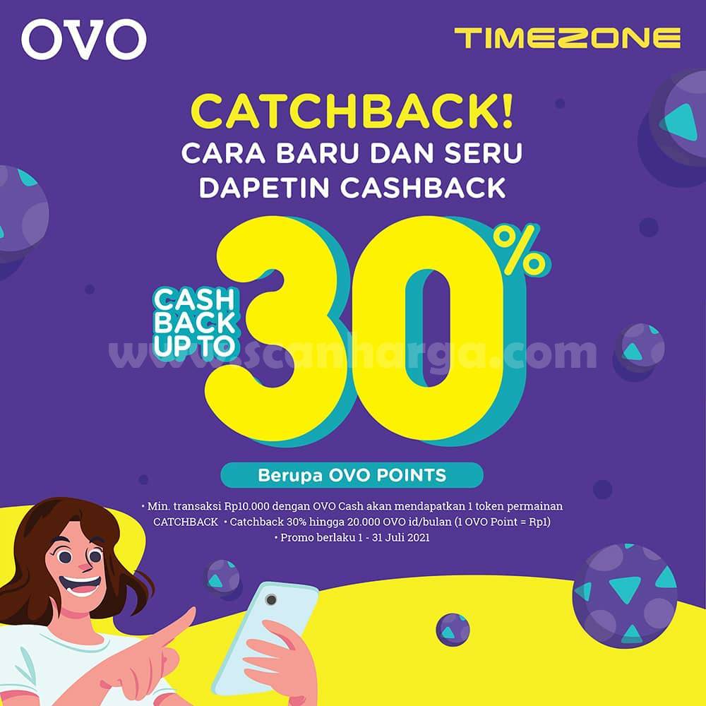 TIMEZONE Promo CASHBACK 30% Bayar Pakai OVO - scanharga