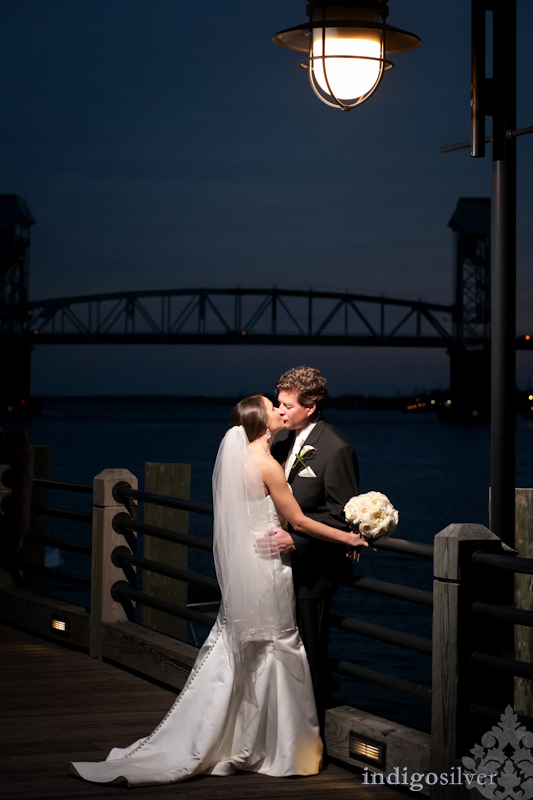 trish and jeff | sunset ceremony over the river | downtown wilmington ...