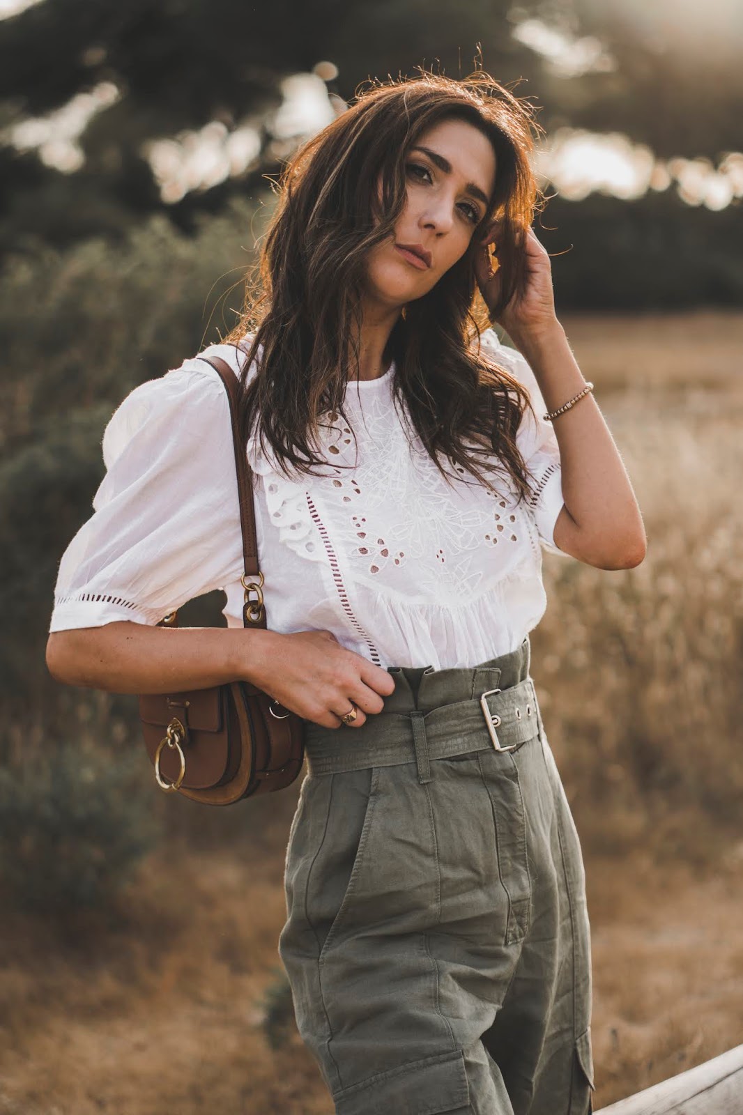 PANTALONES CARGO+BLUSA BOHO+SUPER HAUL DE ZARA