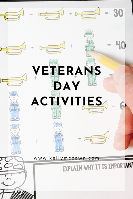Kelly McCown: Veterans Day Math Activities