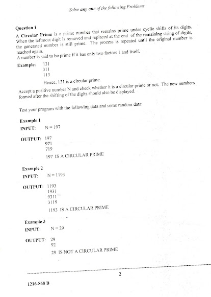 Java Programs in BlueJ