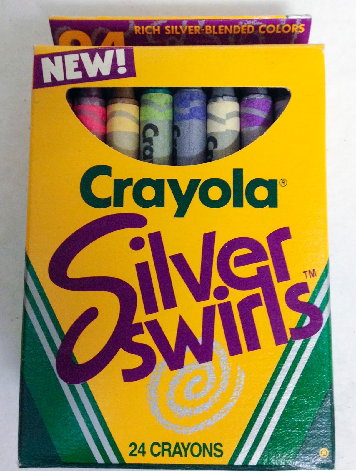 Crayola Silver Swirls | Jenny's Crayon Collection