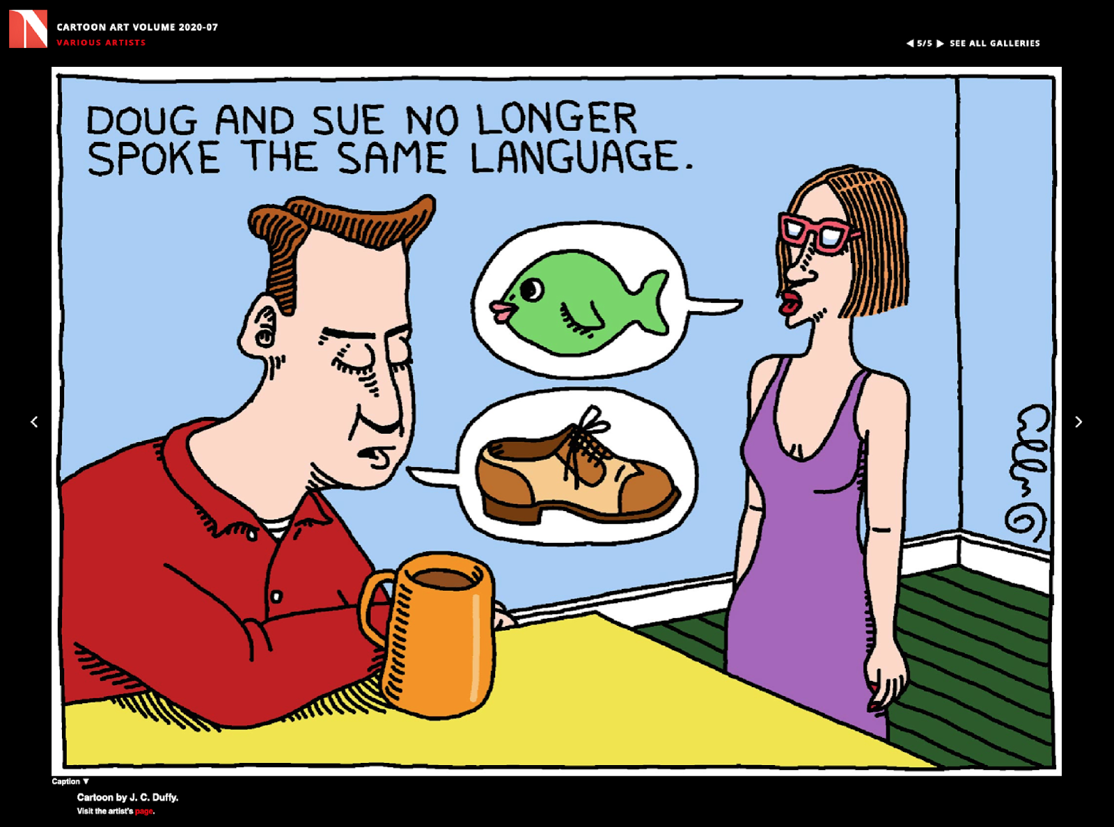 NIGHT DEPOSITS: MY CARTOON IN THE CURRENT NARRATIVE MAGAZINE