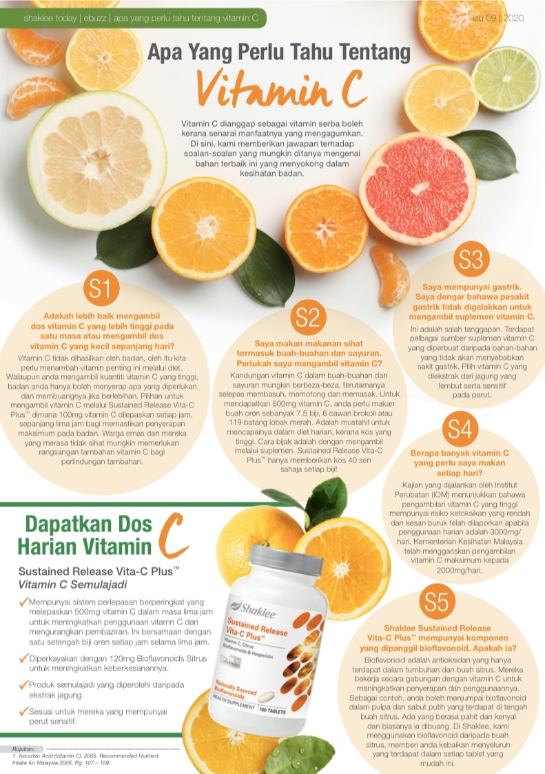 Apa Yang Perlu Anda Tahu Tentang Vitamin C