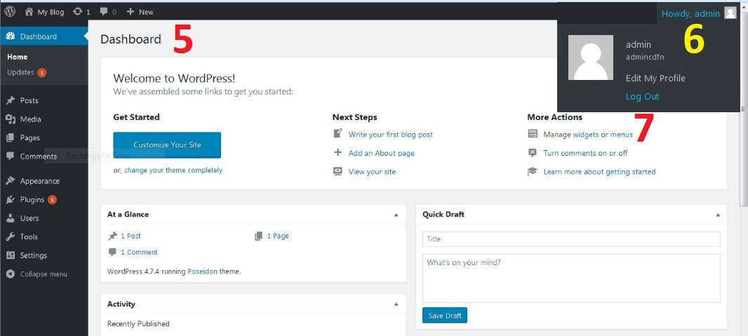 Cara login ke halaman admin website wordpress self hosted ~ Jakarta Online