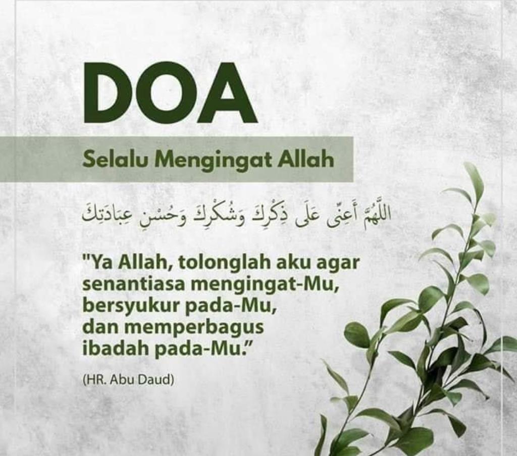 orangbukit: Doa Selalu Mengingati Allah