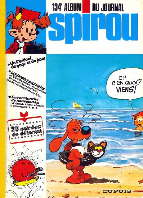 journal spirou evolution catalogue des albums: 1974