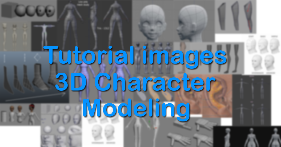Tutorial Images 3d Character Modeling Layth Jawad