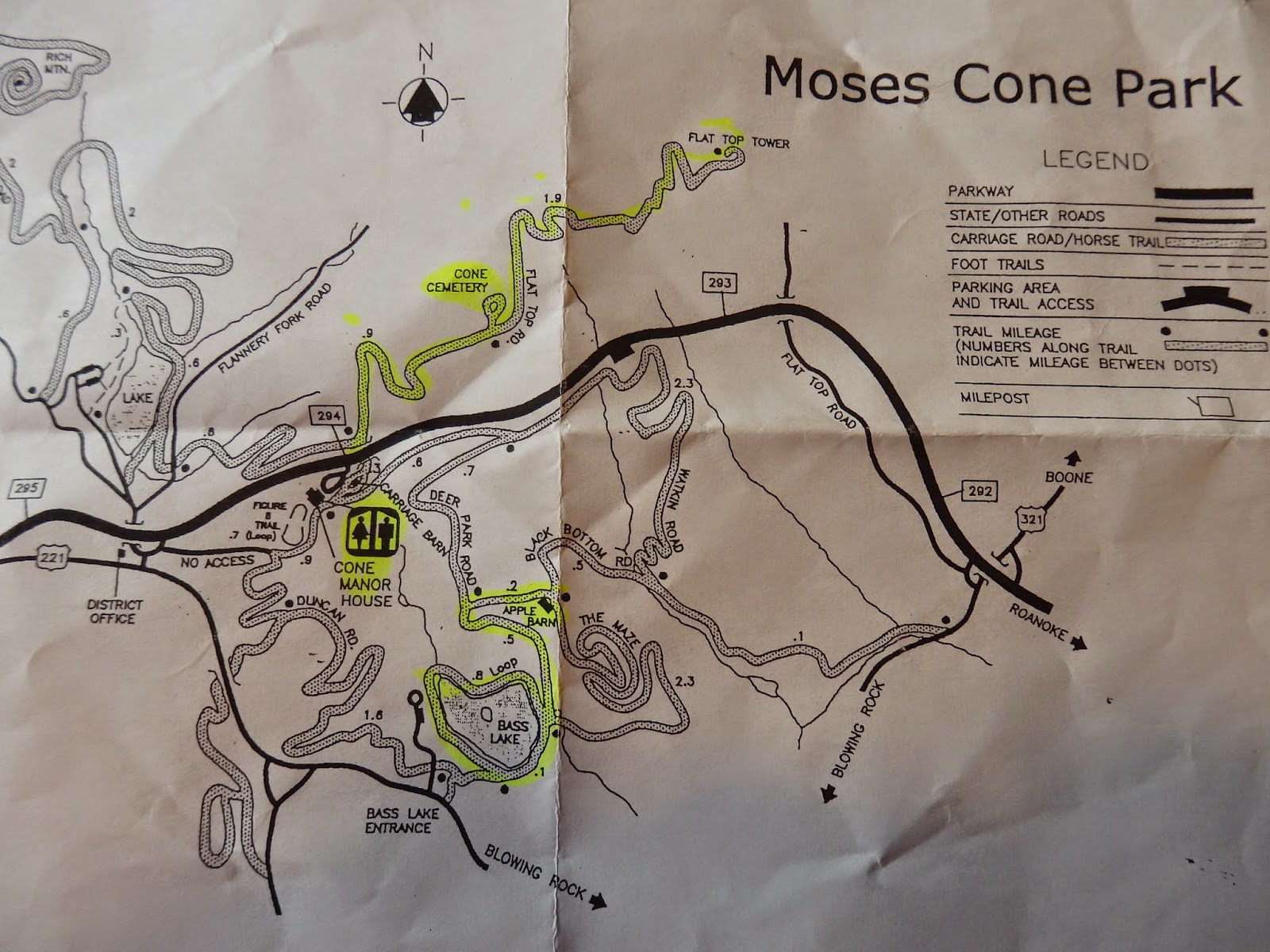 2 On the Road: Moses Cone Park - Manor House and Flat Top Tower Hike