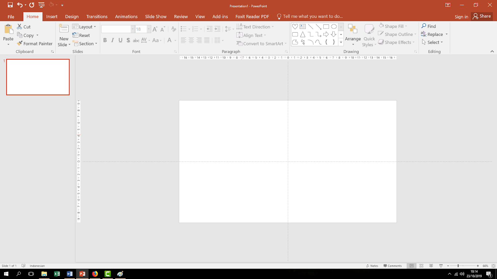 Mengatur Tampilan Ribbon di Microsoft PowerPoint 2016