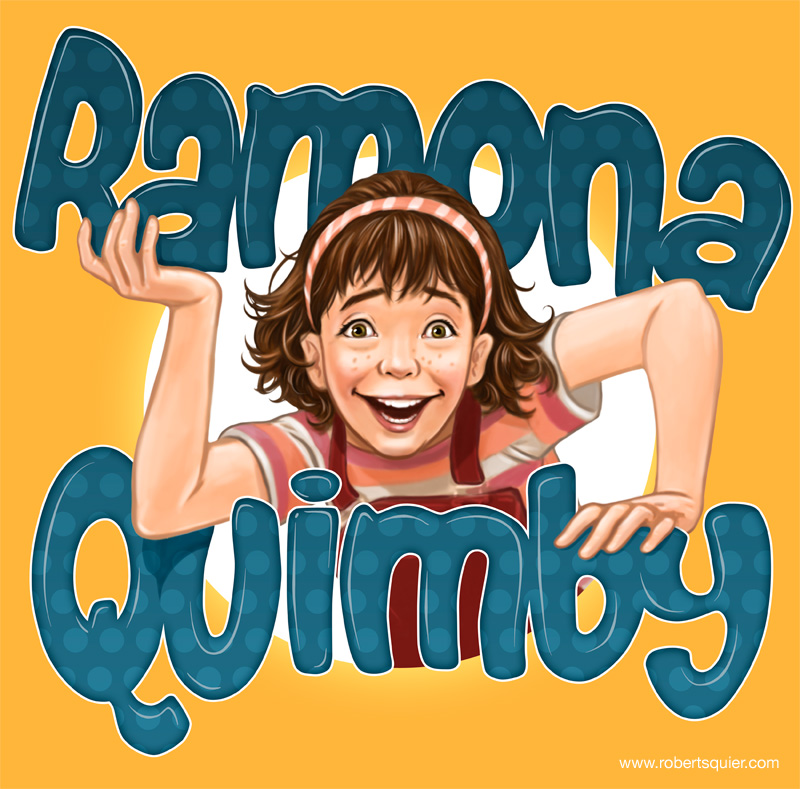Robert Squier Illustrations: Ramona Quimby Show Poster