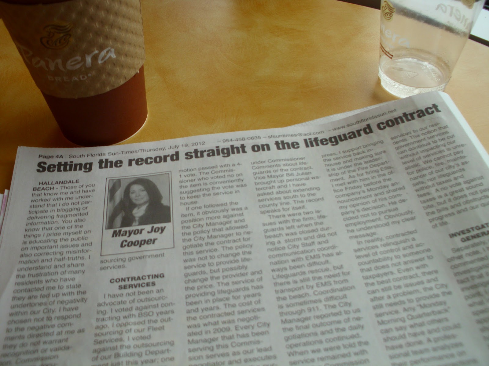 Hallandale Beach/Hollywood Blog: When Hallandale Beach Mayor Joy Cooper ...