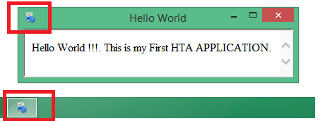 HTML Application