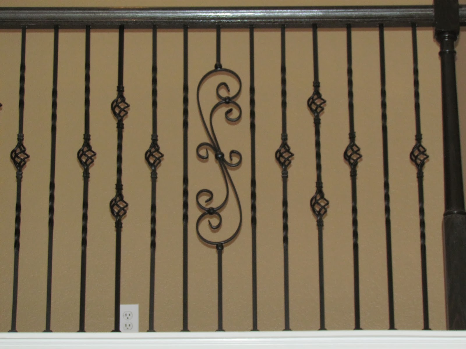 High quality powder coated iron balusters