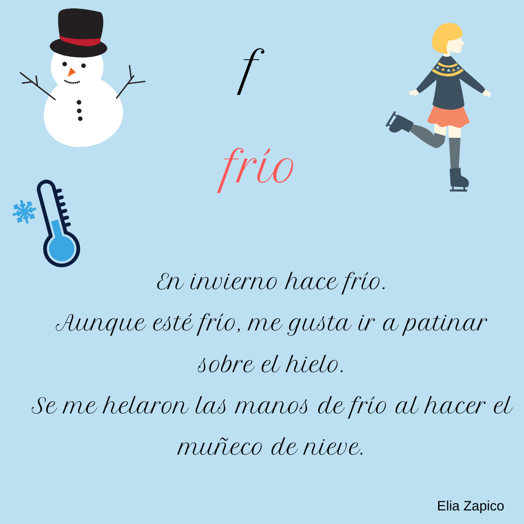 Fichas de lectura: letra f