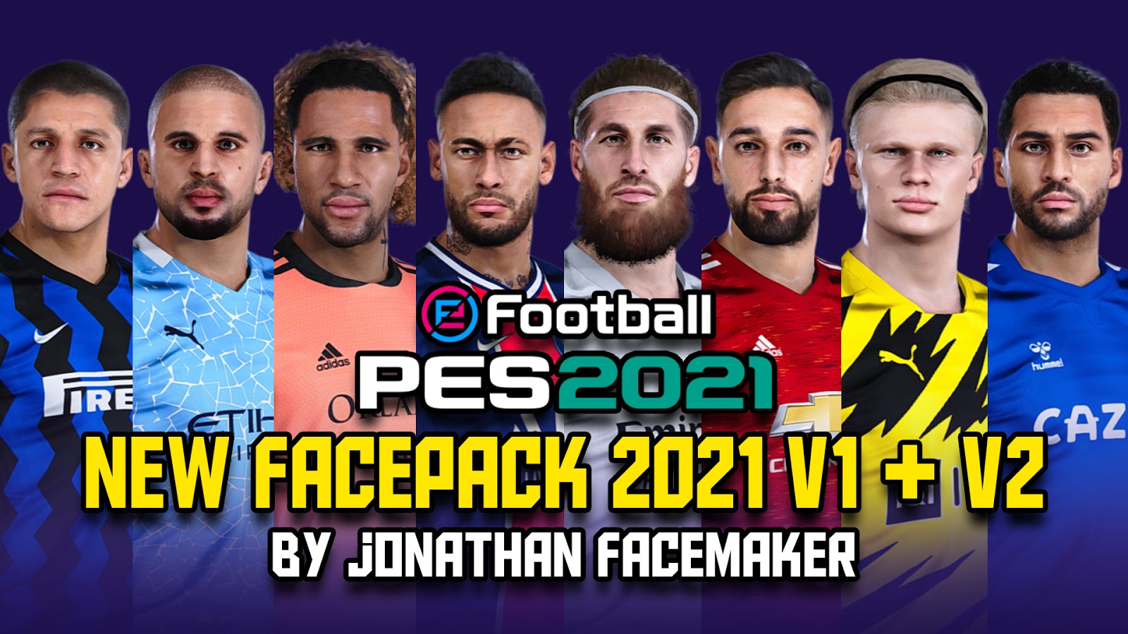 PES 2021 - New Facepack Update by Jonathan Facemaker