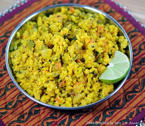 Annarasa ~ Essence of Food: Tamatar Kanda Pohe | Tangy Tomato Pohe