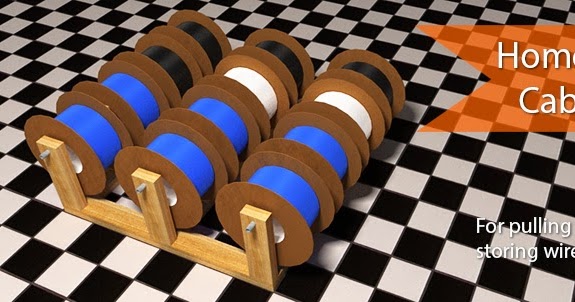 Diy Wire Spool Rack - Diy Projects