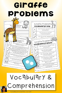 First Grade Love: Giraffe Problems Book Companion