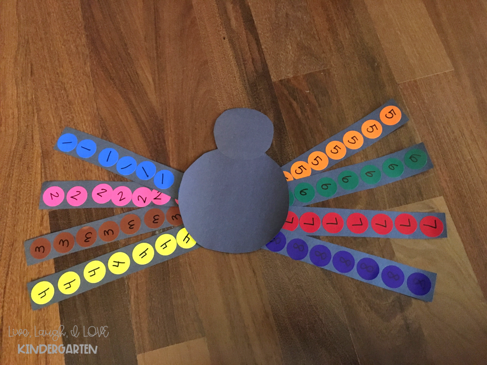 Then, we glued the body parts together and added some eyes! We just ...