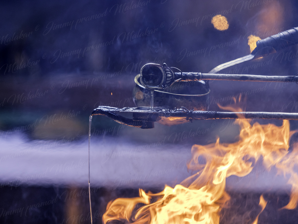 A View Through Jimmy Malakar's Lense: Buddhism (Homa )Fire Ritual.