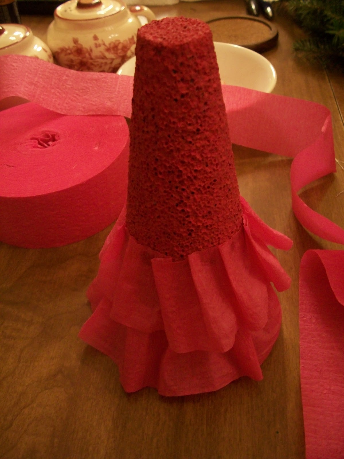 Craftyness: O Crepe Paper Tree