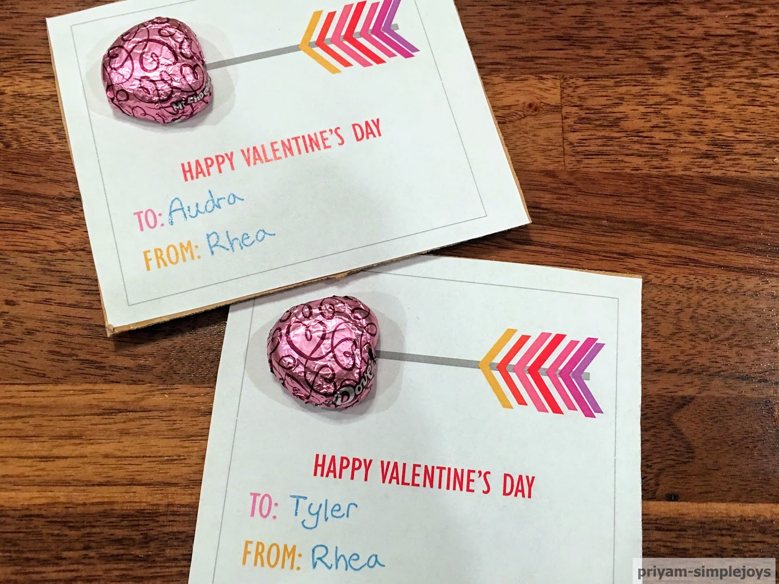 SimpleJoys: Classroom Valentine.