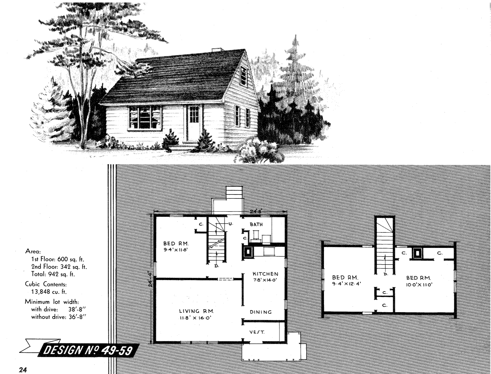 The small Post-War 1 1/2-Storey House - Part One